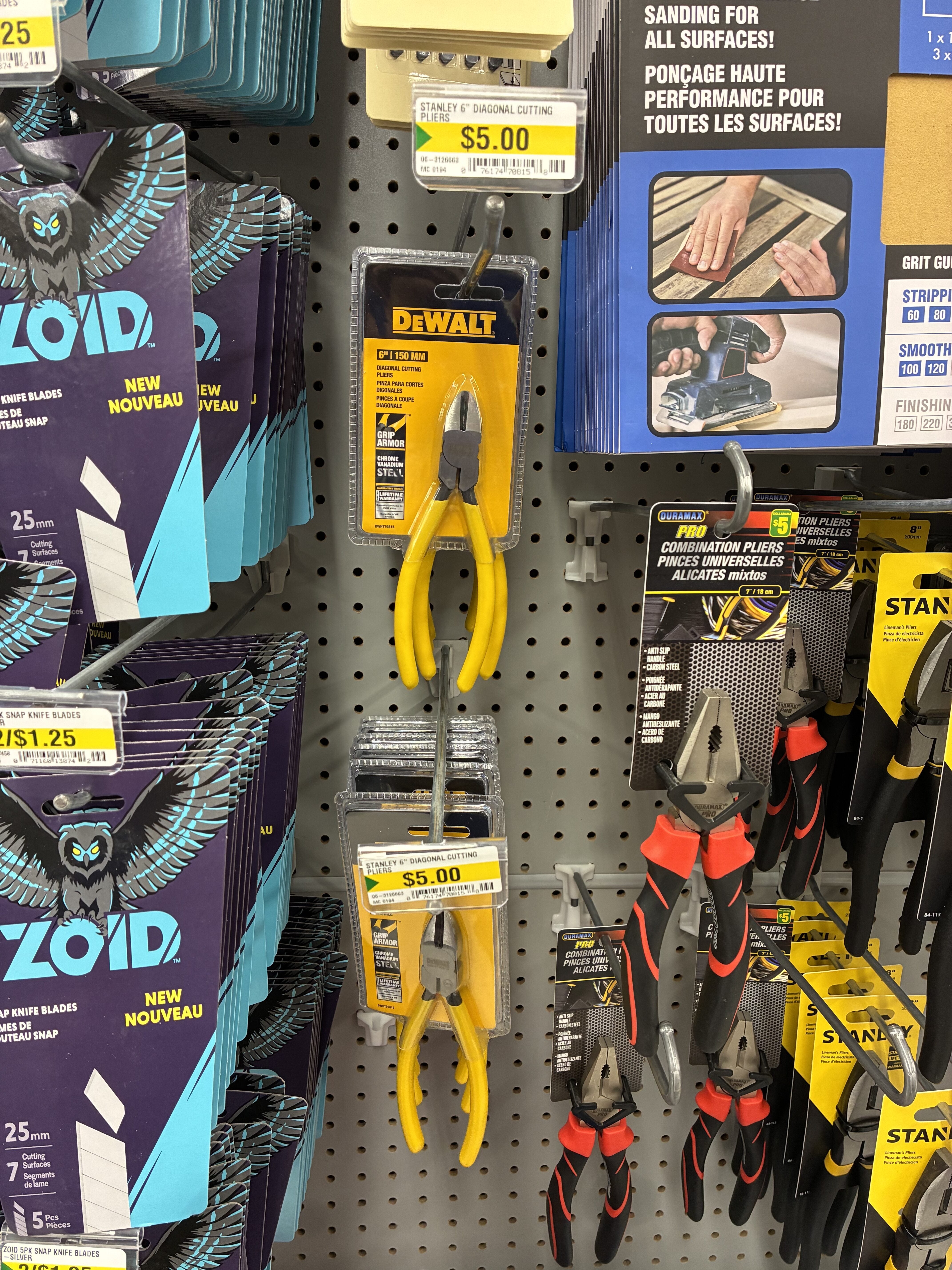 [Dollarama] Dewalt cutting plier DWHT70815 $5 - RedFlagDeals.com Forums