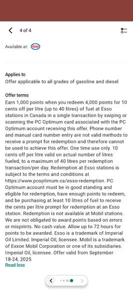 2,000 PC points When you spend $20 or more on fuel at Mobil Stations ...