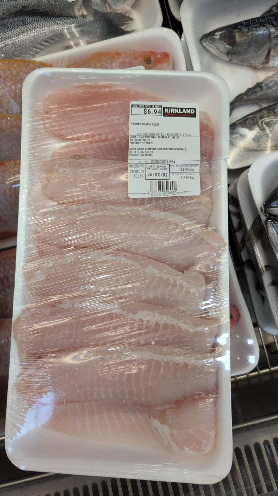 [Costco] Tilapia fillets $4.99kg - RedFlagDeals.com Forums