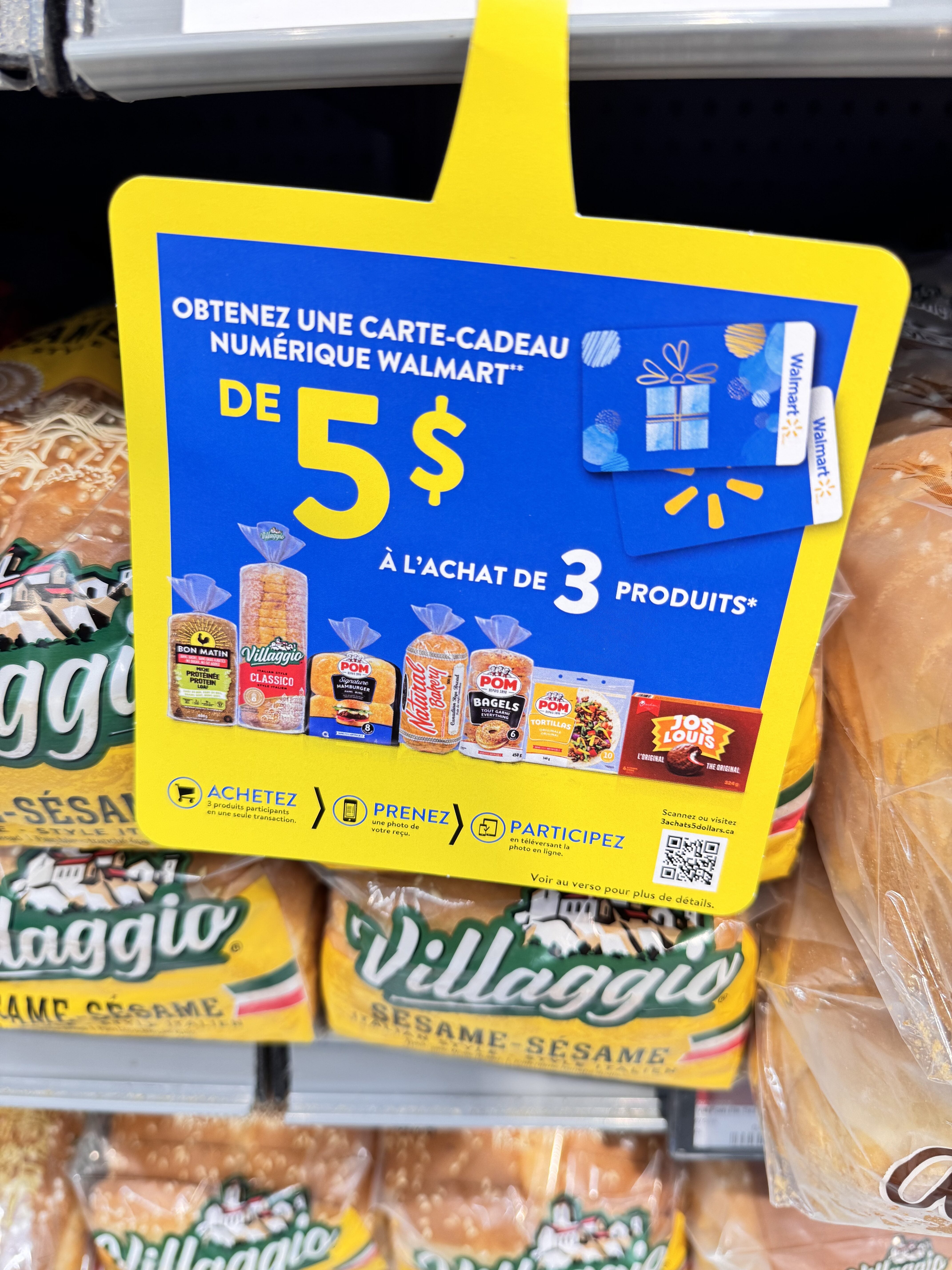 [Walmart] Buy any 3 participating products and get a $5 Walmart Digital ...