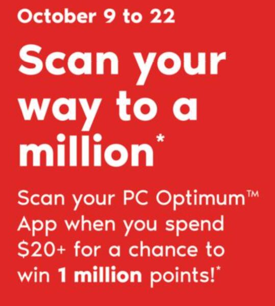 [No Frills] Scan to Win 1 million PC Points Oct 9-22 - RedFlagDeals.com ...