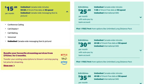 [Koodo] Koodo Plans available existing customers YMMV - Page 4 ...