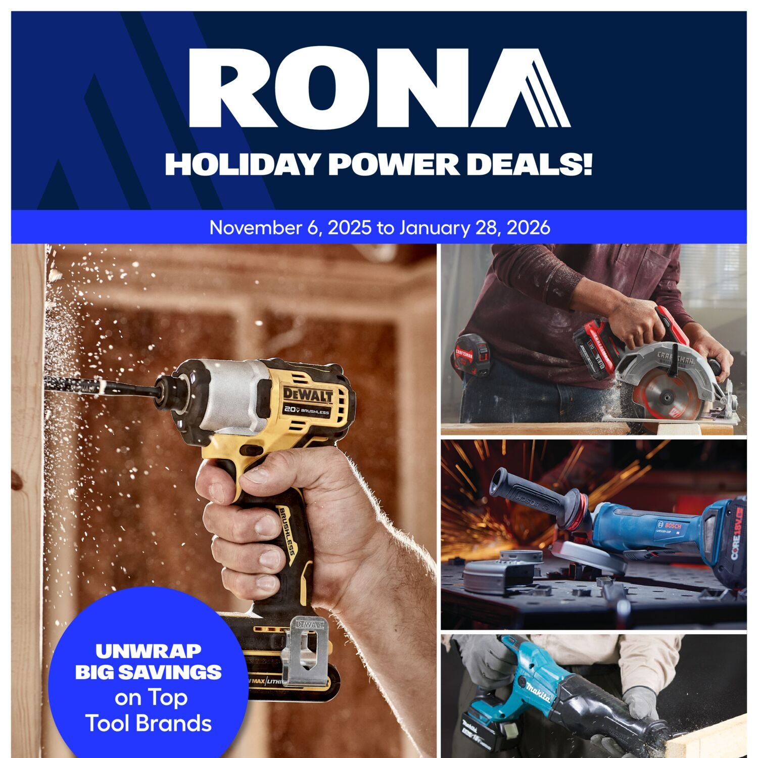 Rona Weekly Flyer - Holiday Power Deals (ON) - Nov 6 – Jan 28 ...