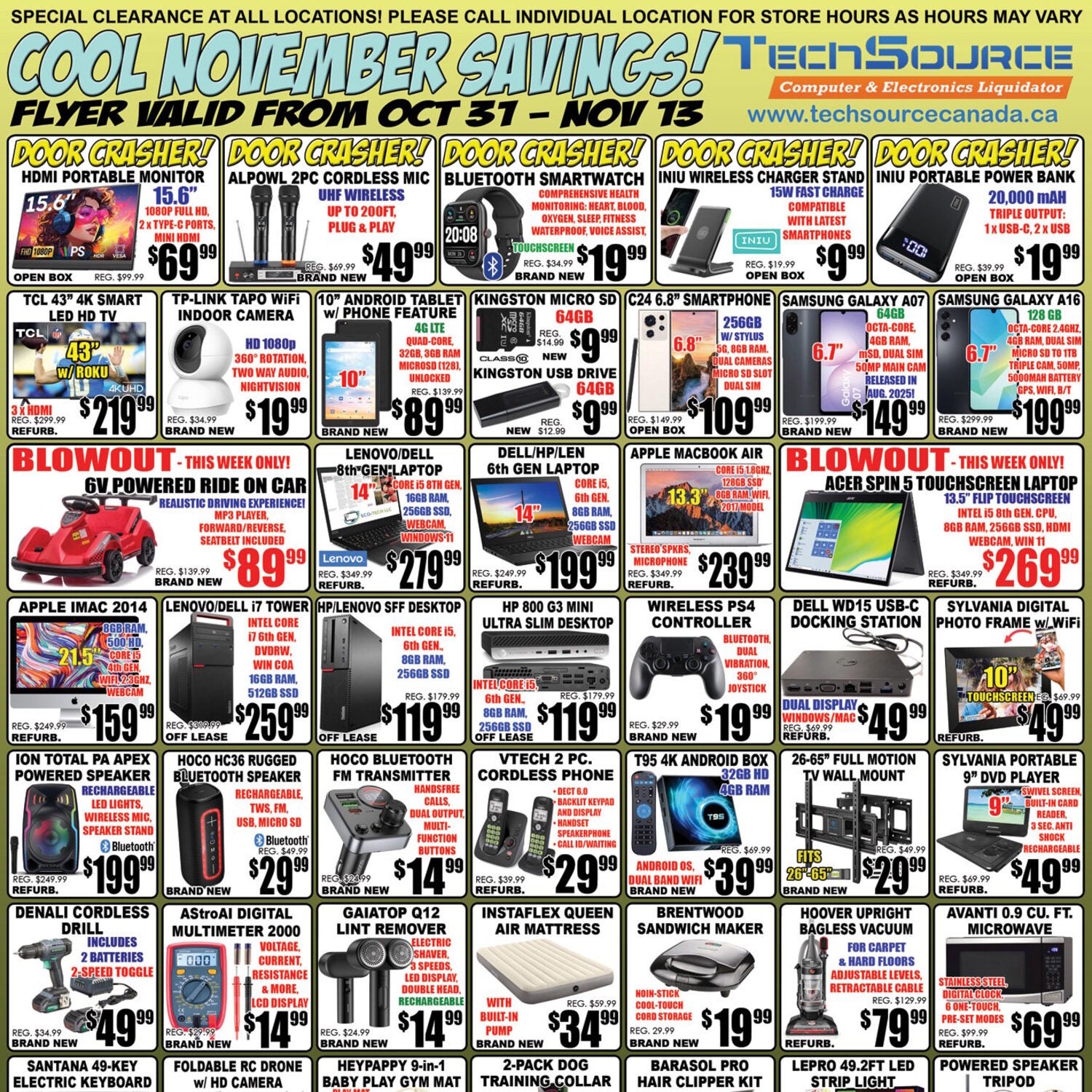 Tech Source Weekly Flyer - Cool Novermber Savings - Oct 31 – Nov 13 ...