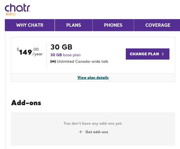 [Chatr] Legacy $149/year 30 GB/year plan. - Page 86 - RedFlagDeals.com ...
