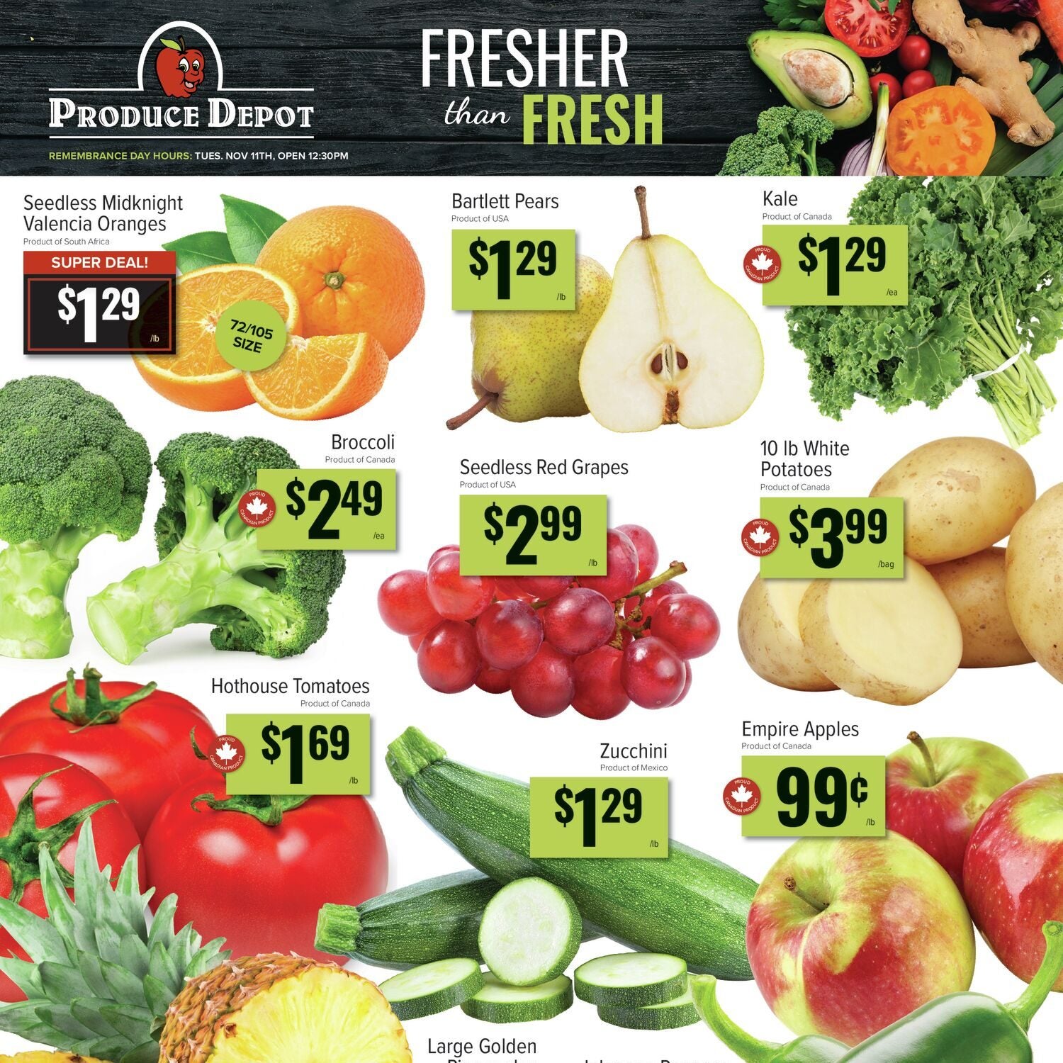 Produce Depot Weekly Flyer - Weekly Specials - Nov 5 – 11 ...