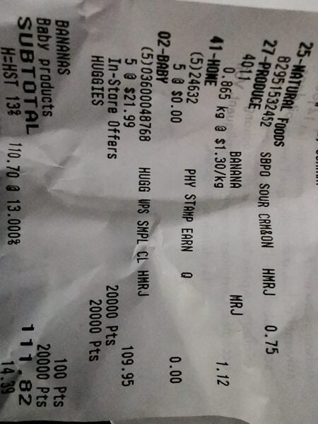 [No Frills] [ON] Huggies Baby Wipes, 960/1152 pack $21.99 + 8,000 PCO ...