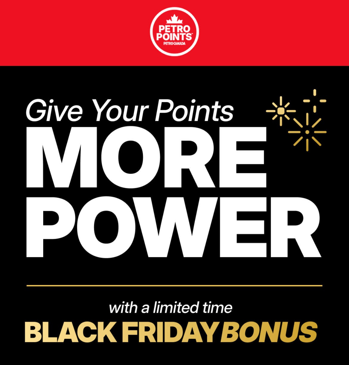 [Petro Canada] [Black Friday] Petro Points Redemption bonus Nov 24 ...