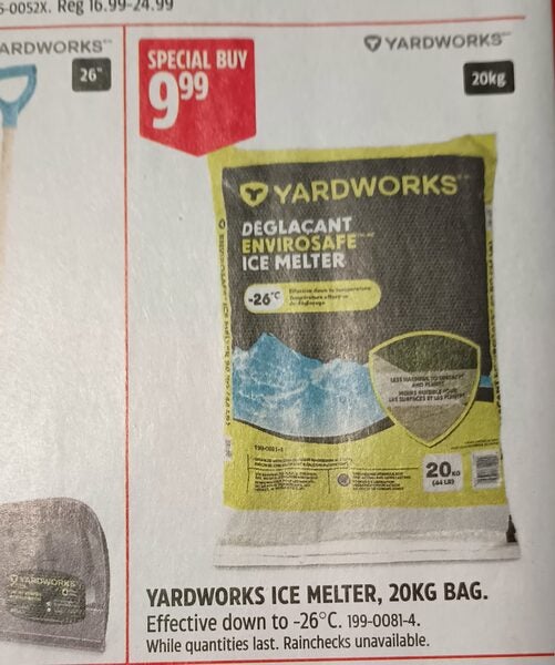 [Princess Auto] Princess Auto 20kg Jet Blue ice melter $14.44 ...