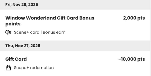 [Scene+] [Black Friday] Get up to 20% back in points this holiday ...
