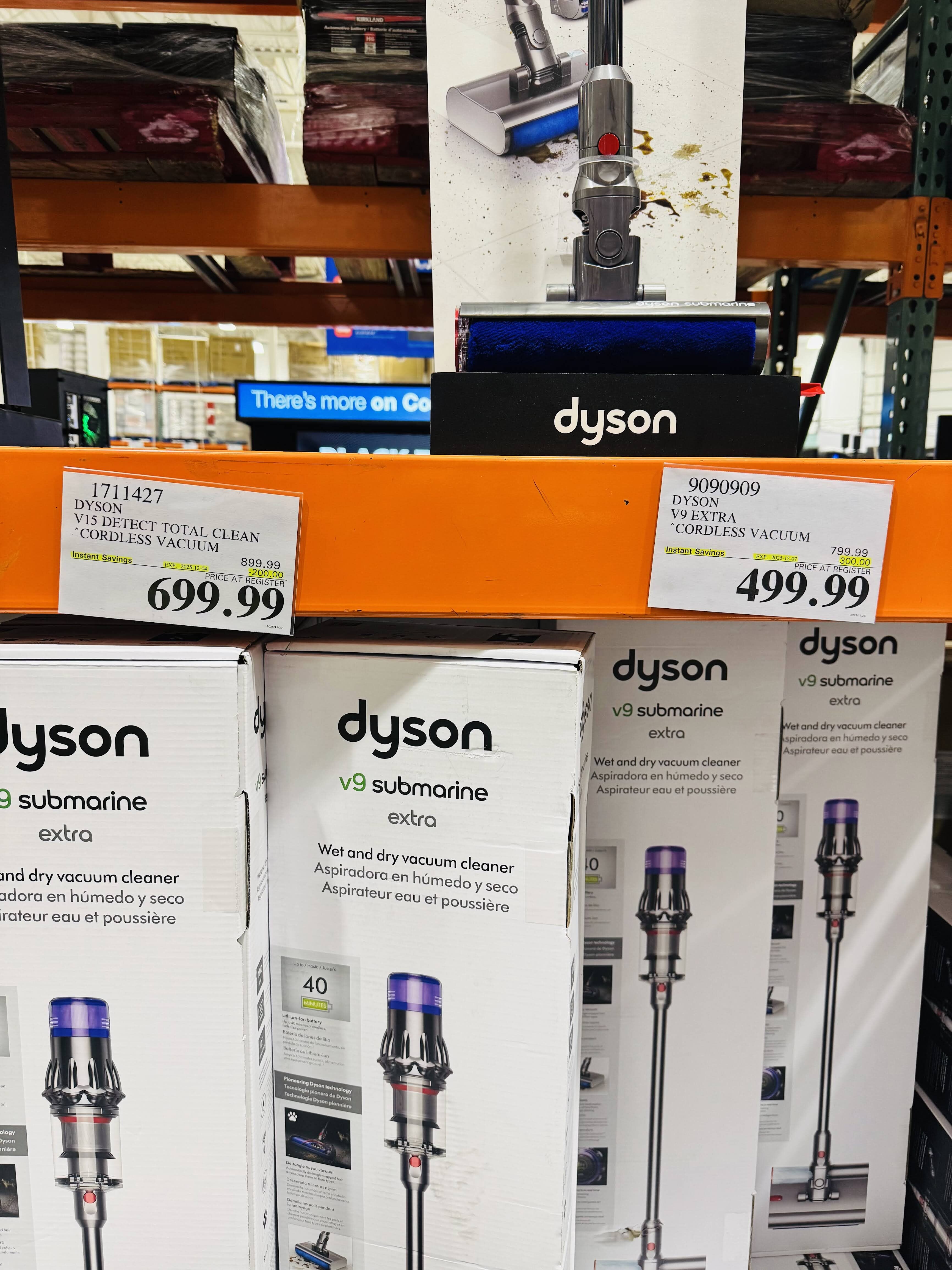 [Costco] [Black Friday] Dyson V15 Detect($699), V12 Detect Slim($599 ...