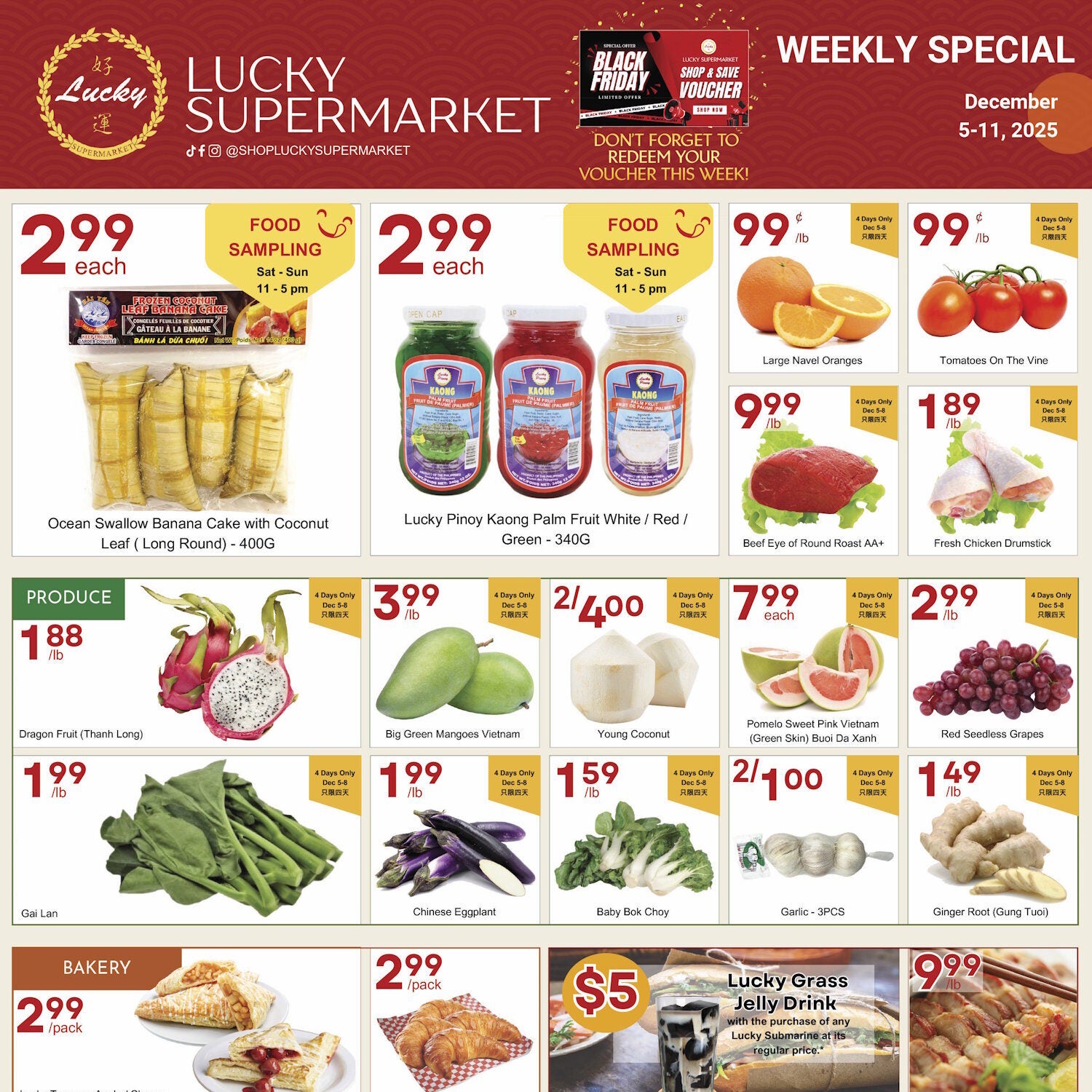 Lucky Supermarket Weekly Flyer - Weekly Specials (Surrey/BC) - Dec 5 ...