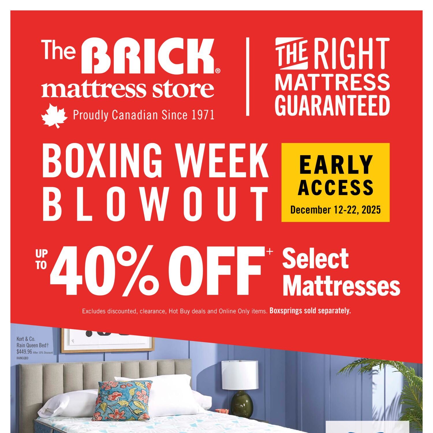 The Brick Weekly Flyer - Mattress Store - Boxing Week Blowout Early ...