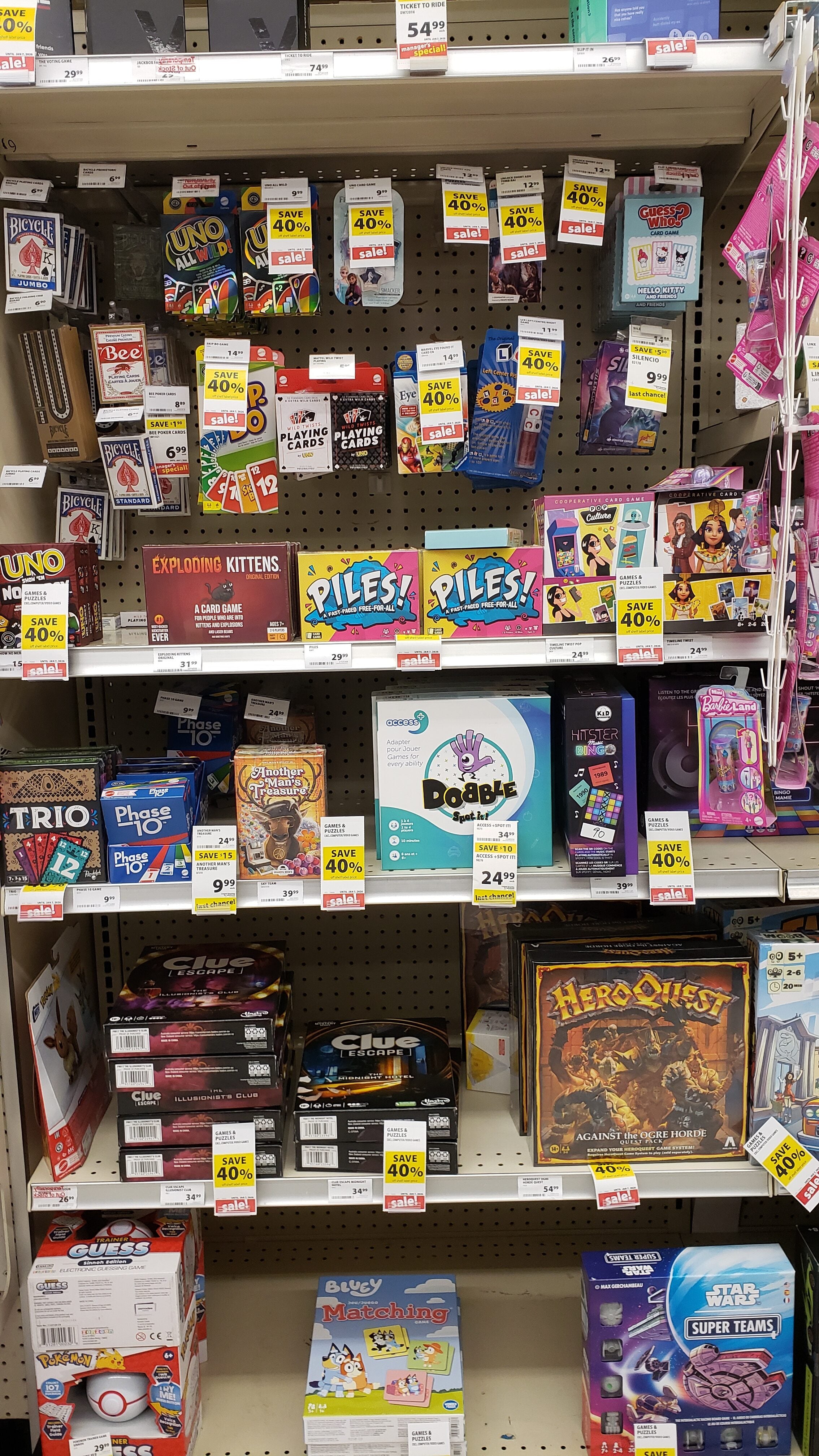 [London Drugs] [London Drugs] 40% off Board Games / Puzzles ...