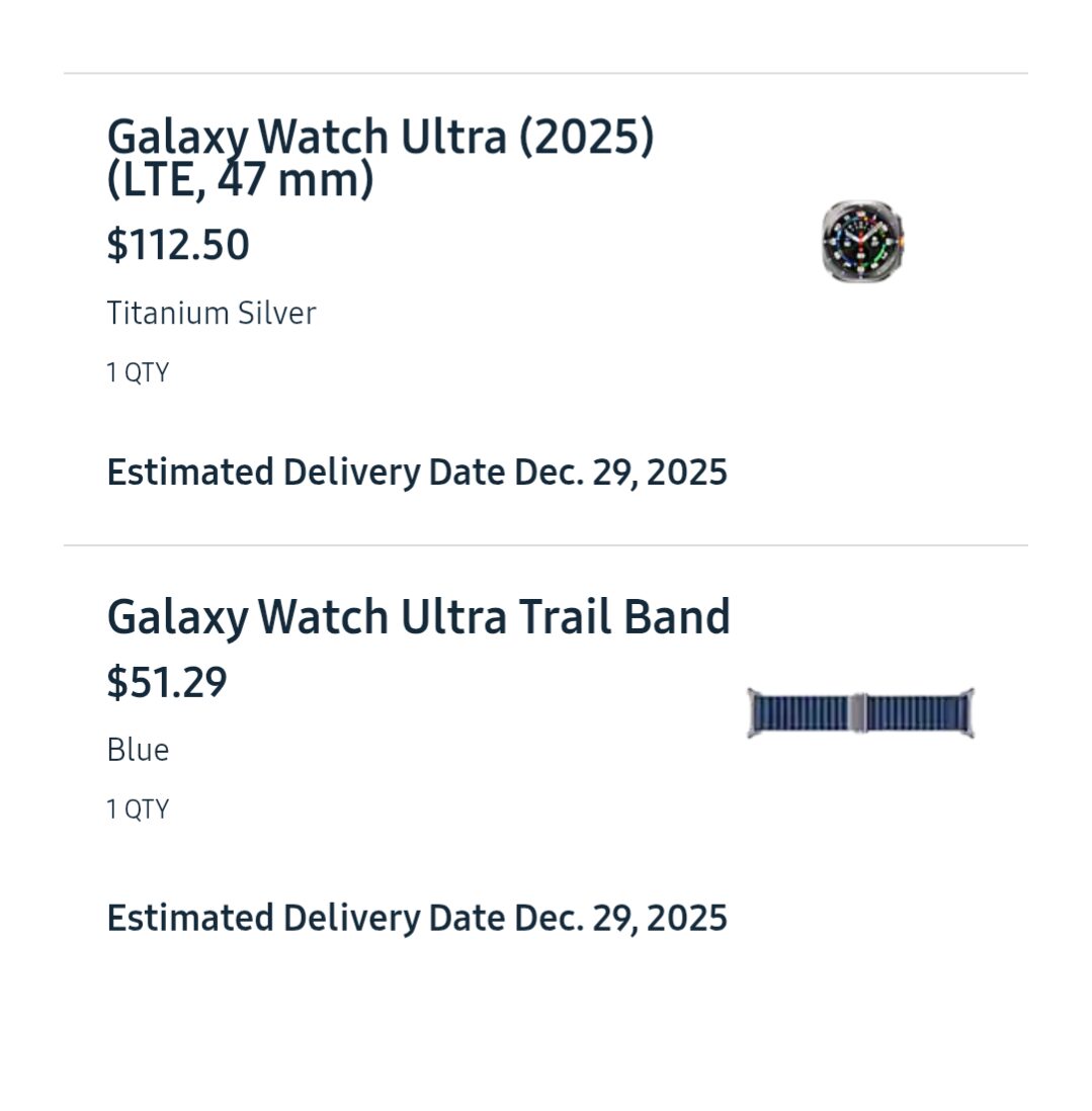 [Samsung] Galaxy Watch Ultra (2025) Titanium Grey with Orange Marine ...