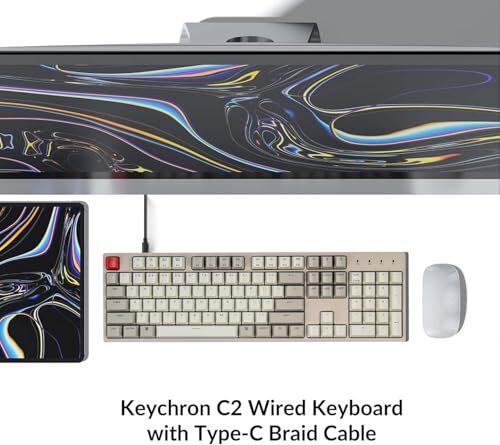 [Amazon.ca] Keychron C2 Retro Coloured Wired Mechanical Keyboard, Brown ...