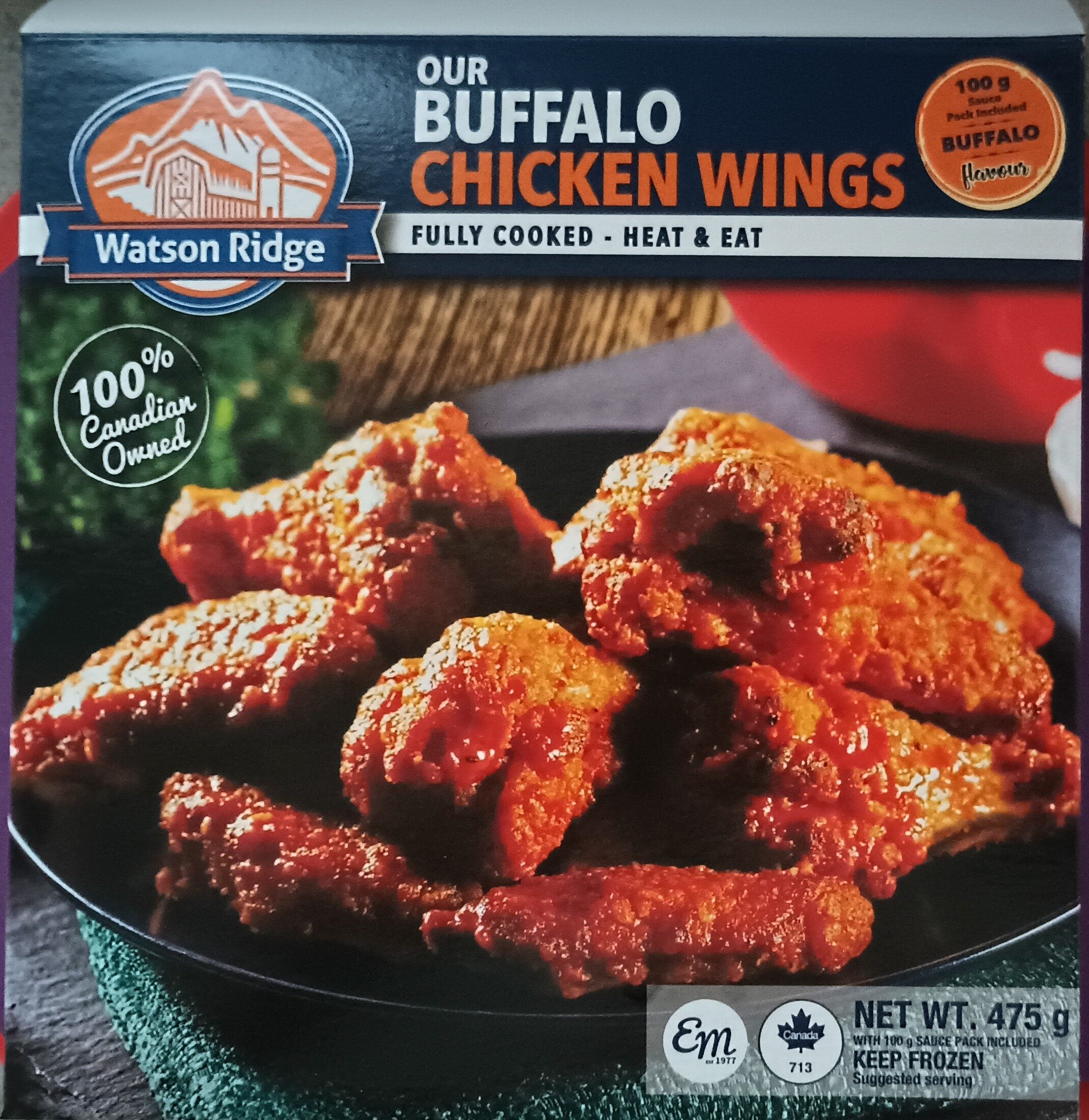 [Brant Food Centre] Watson Ridge breaded chicken wings and sauce pack ...