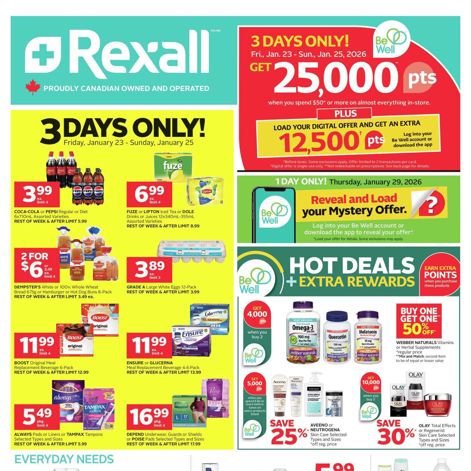 Rexall Weekly Flyer - Ottawa Only - Weekly Savings (ON) - Jan 23 – 29 ...