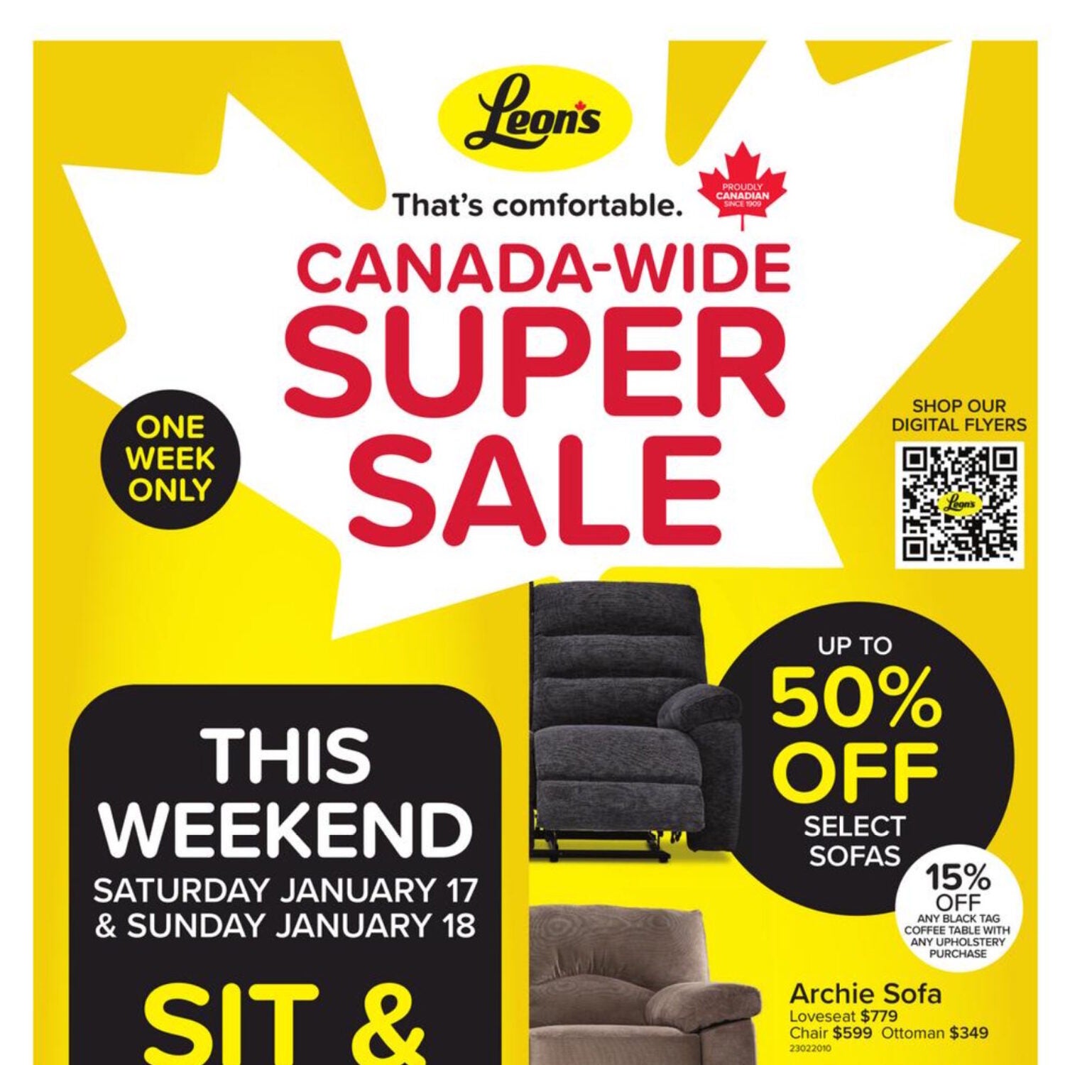 Leon's Weekly Flyer - Canada-Wide Super Sale (AB, SK & MB) - Jan 15 ...