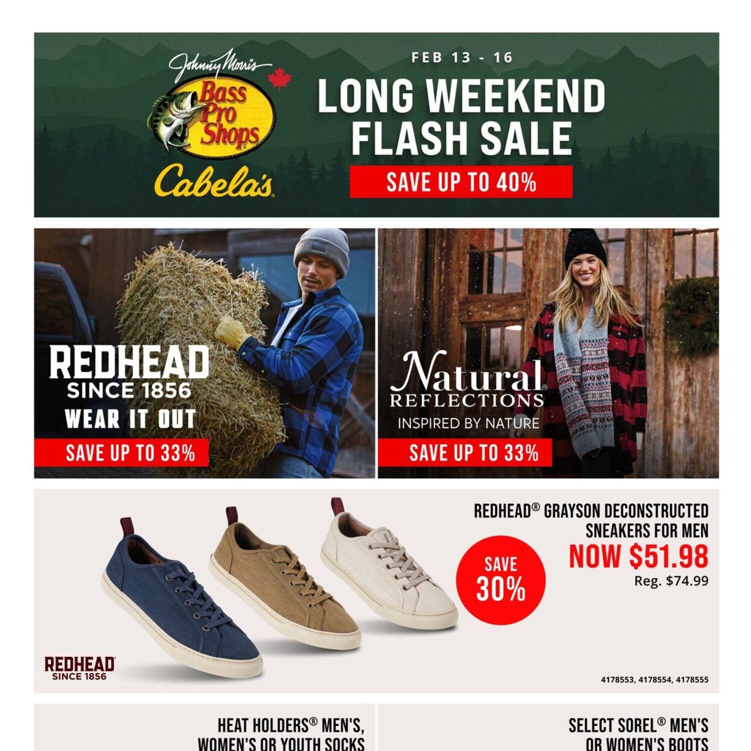 Bass Pro Shops Weekly Flyer - Long Weekend Flash Sale - Feb 13 – 16 ...