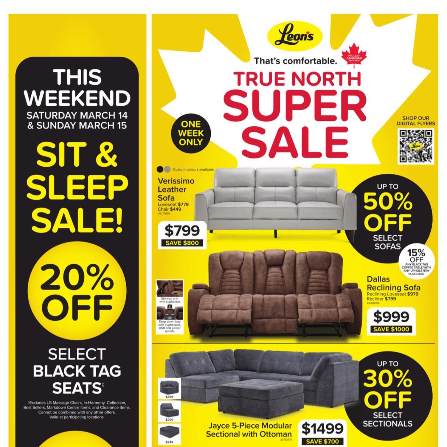 Leon's Weekly Flyer - True North Super Sale (AB, SK & MB) - Mar 12 – 18 ...