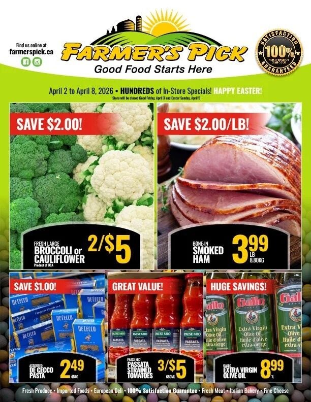 Farmers Pick Weekly Flyer - Weekly Specials - Apr 2 – 8 - RedFlagDeals.com