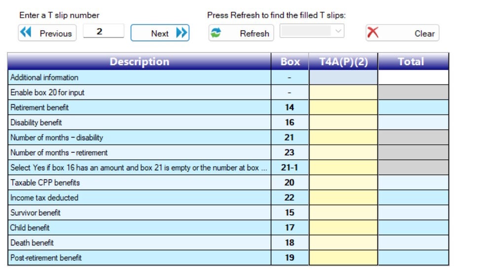 Problem with multiple T4A(P) slips for QPP - RedFlagDeals.com Forums