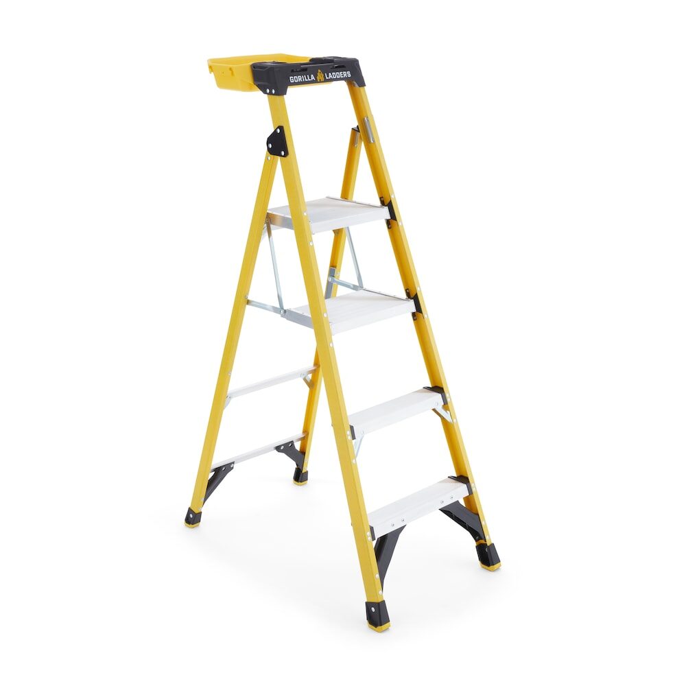 [Home Depot] Gorilla Ladders 5.5 feet Fiberglass Dual Platform Ladder ...