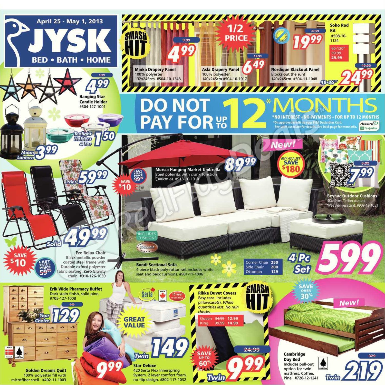 JYSK Weekly Flyer - Weekly Flyer - Apr 25 – May 1 - RedFlagDeals.com