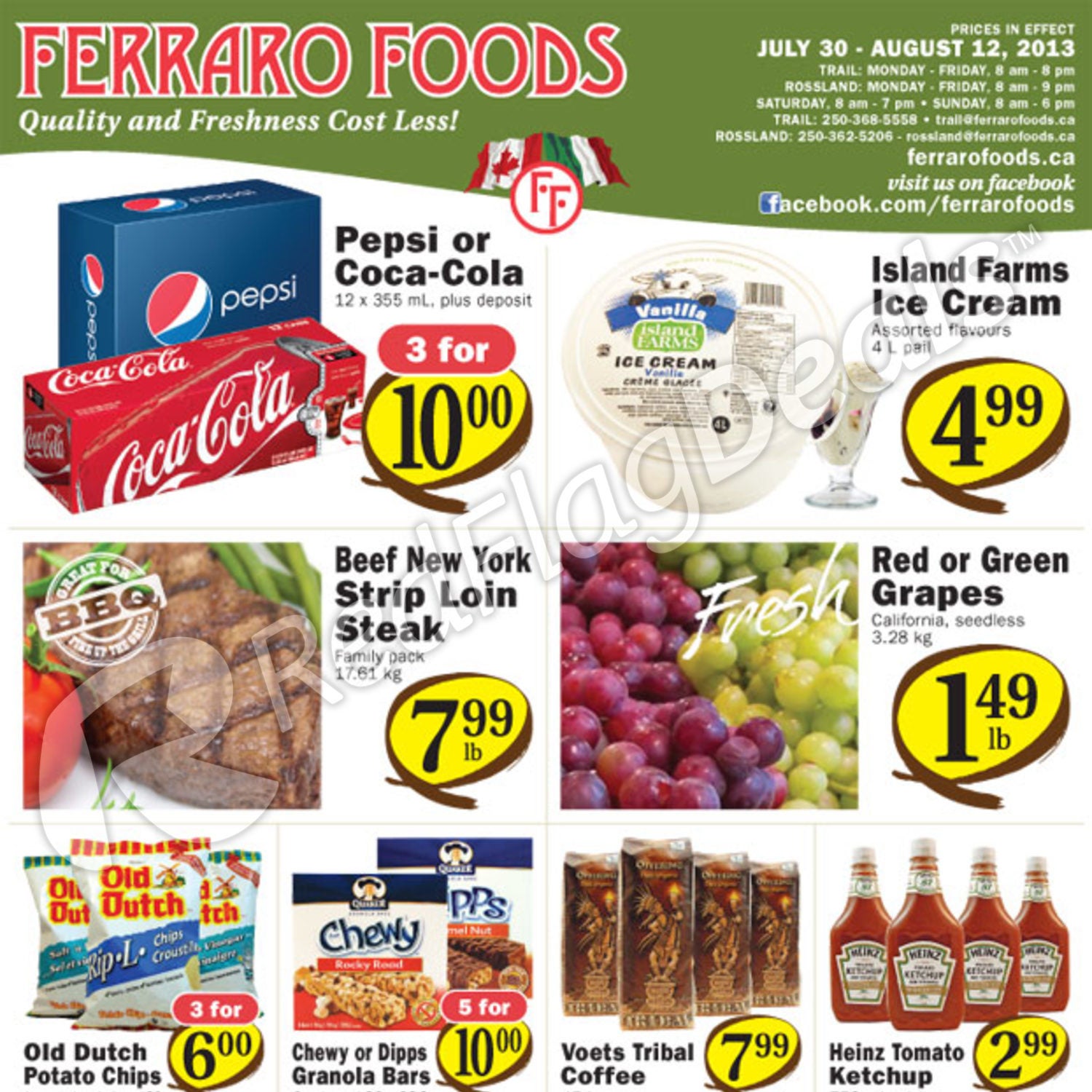 Ferraro Foods Weekly Flyer - Bi-Weekly Flyer - Jul 30 – Aug 12 ...