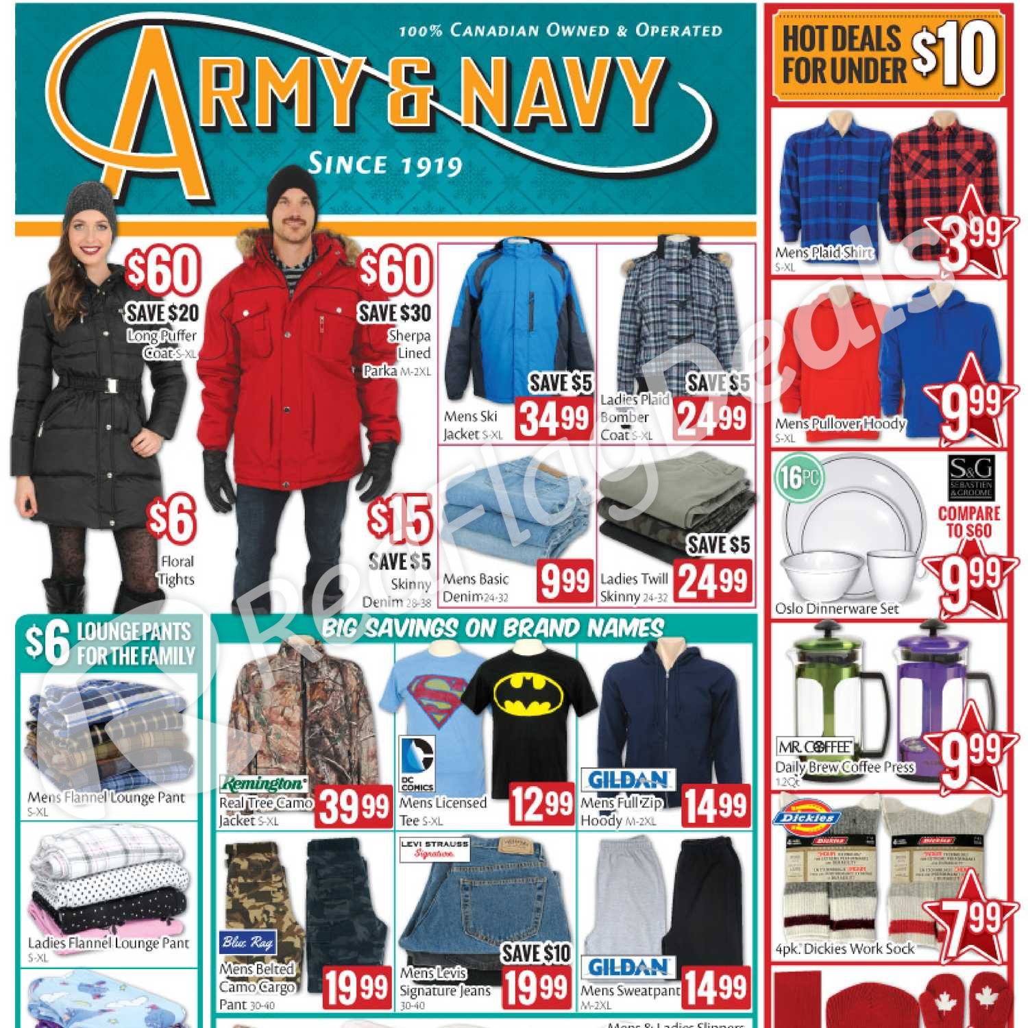Army Navy Weekly Flyer - Weekly Flyer - Nov 6 – 12 - RedFlagDeals.com