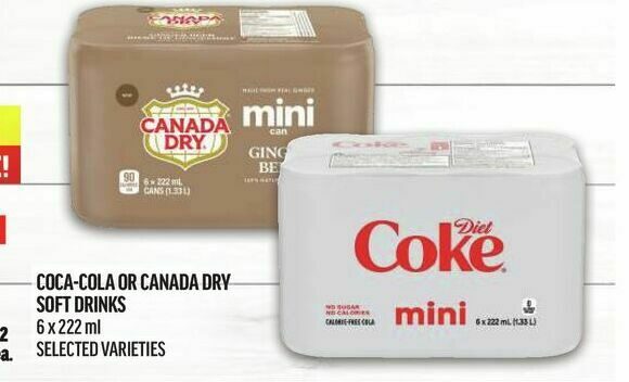 Metro: Coca-Cola or Canada Dry Soft Drinks - RedFlagDeals.com